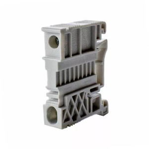 EXTREMO BORNERA BAJO DOBLE TORNILLO PARA RIEL NS-35 | Transelec